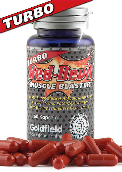 Goldfield Turbo Red‑Devil 60 Kapseln – Pre‑Workout Booster